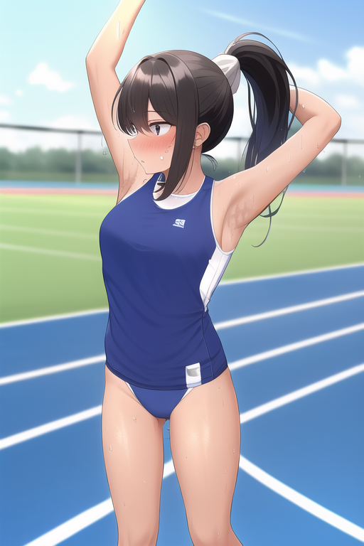 女子陸上部：汗まみれの練習風景② - ymmt-akr - BOOTH