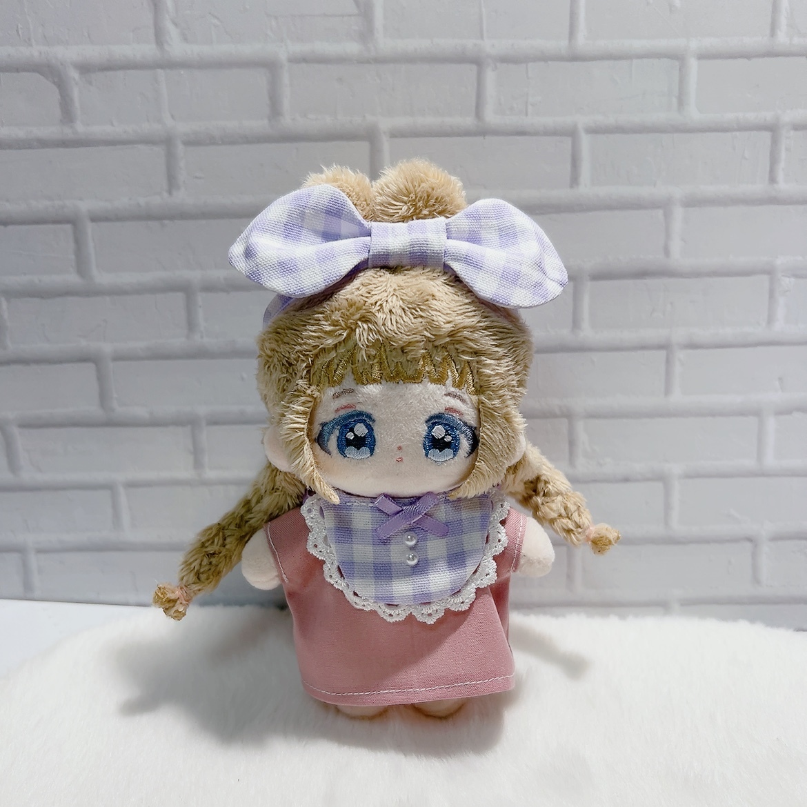 8㎝10㎝ ぬい服 ぬいぐるみ用 ベビースタイ リボンセット - moln - BOOTH