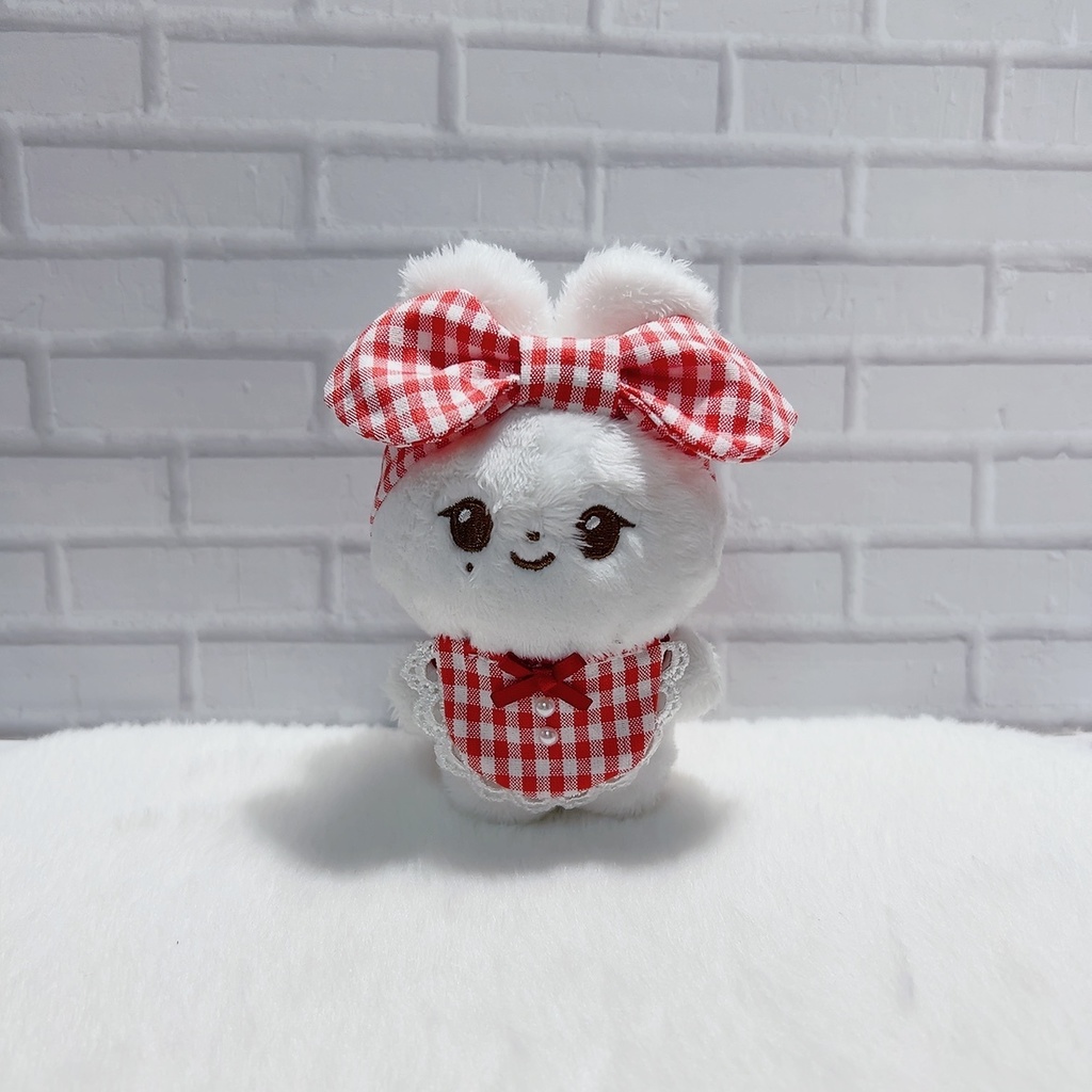 8㎝10㎝ ぬい服 ぬいぐるみ用 ベビースタイ リボンセット - moln - BOOTH