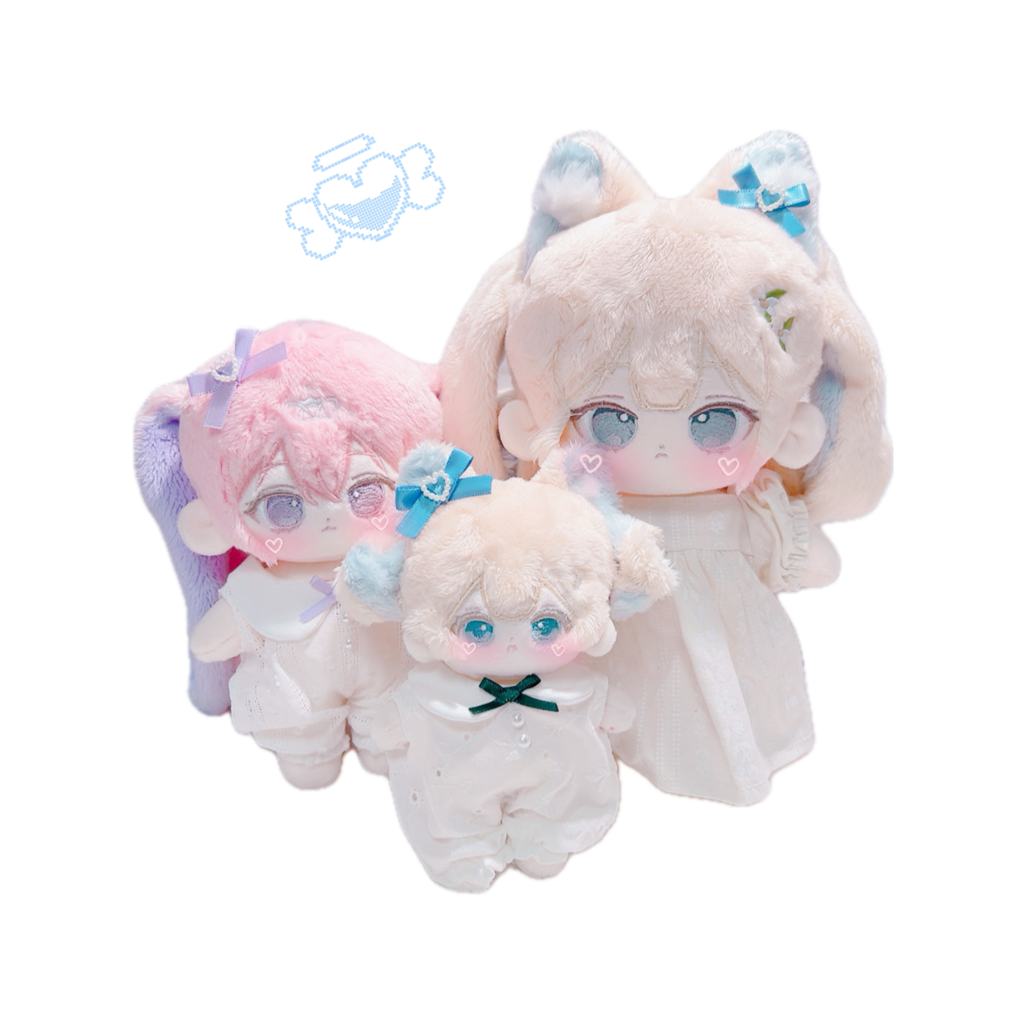 ぬいぐるみ用 リボンのピン‎‪𓍯 ‬ 2コセット - moln - BOOTH