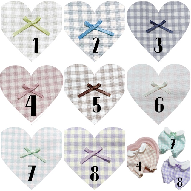 15cm ぬいぐるみ用 スモックなワンピース - moln - BOOTH