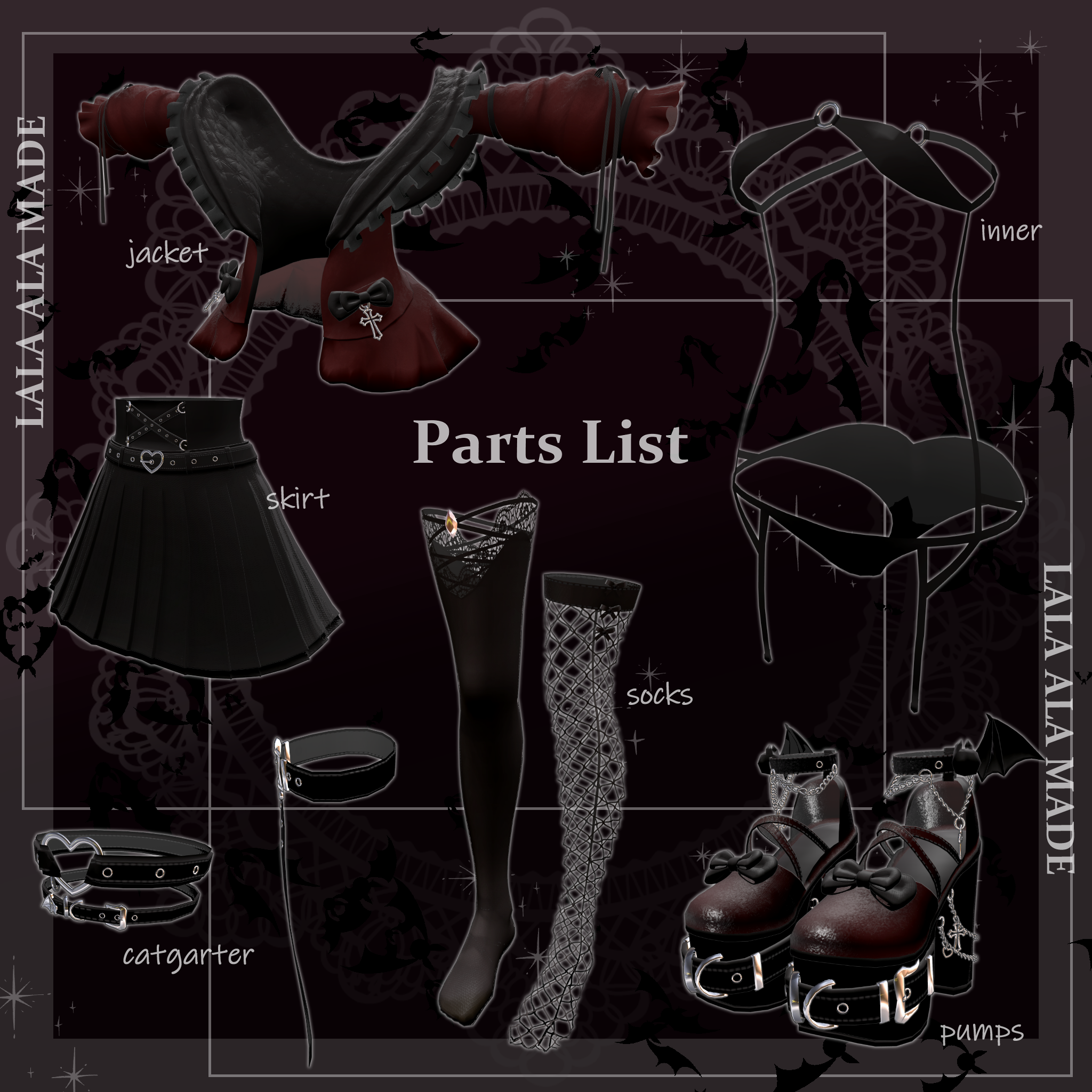 【9アバター対応】landmine vampire【VRChat想定】 - Lala à la made - BOOTH