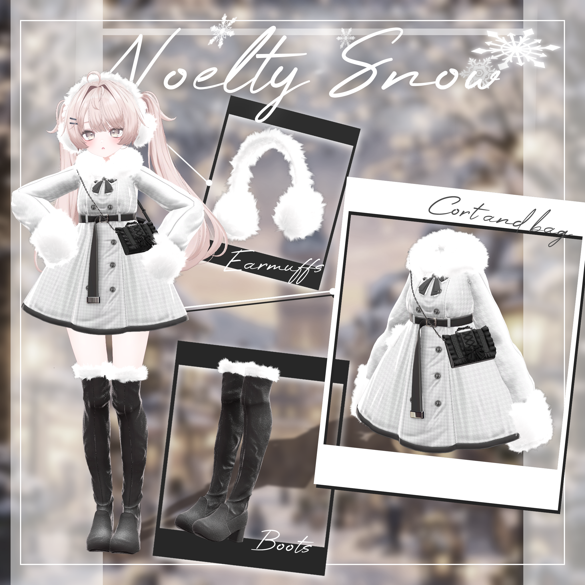 【16アバター対応】Noelty Snow【VRChat想定】 - Lala à la made - BOOTH