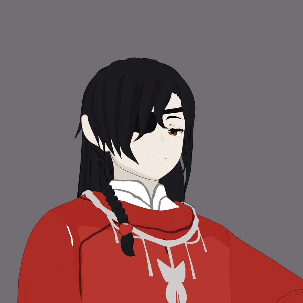 [VRoid Studio] Hua Chengs' eye patch - AtomicFox Shop - BOOTH