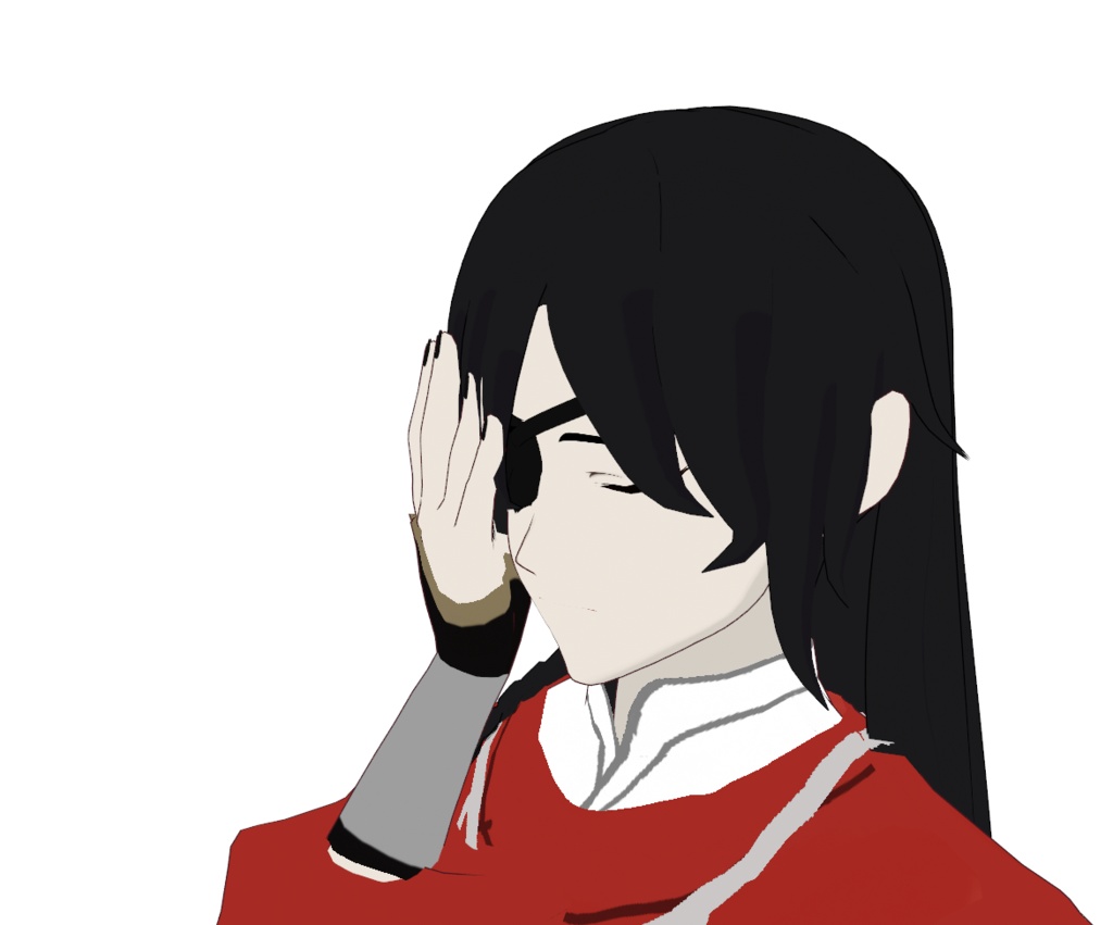 [VRoid Studio] Hua Chengs' eye patch - AtomicFox Shop - BOOTH