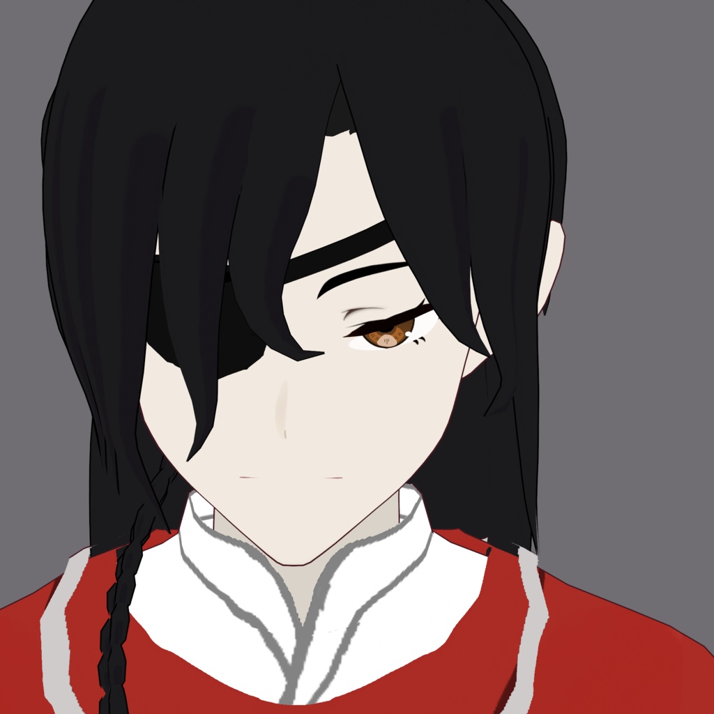 [VRoid Studio] Hua Chengs' eye patch - AtomicFox Shop - BOOTH