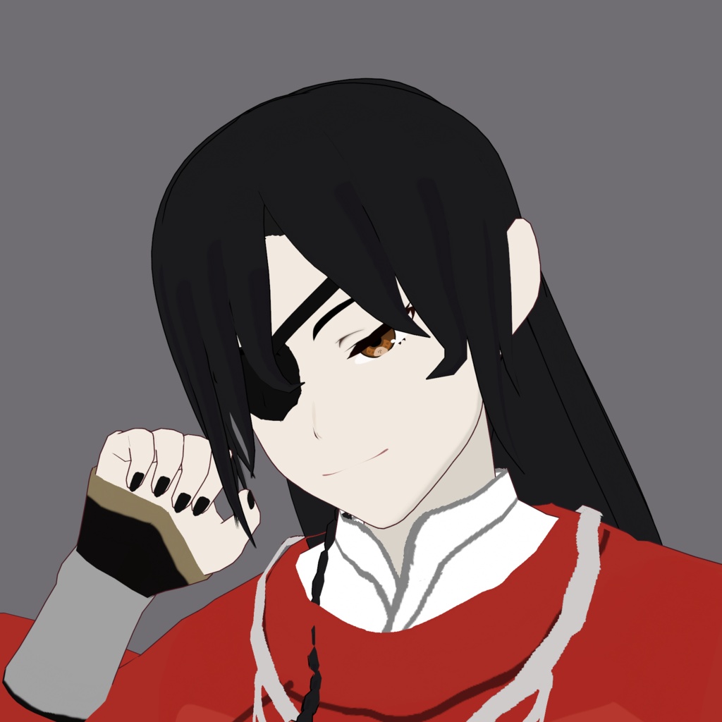 [VRoid Studio] Hua Chengs' eye patch - AtomicFox Shop - BOOTH