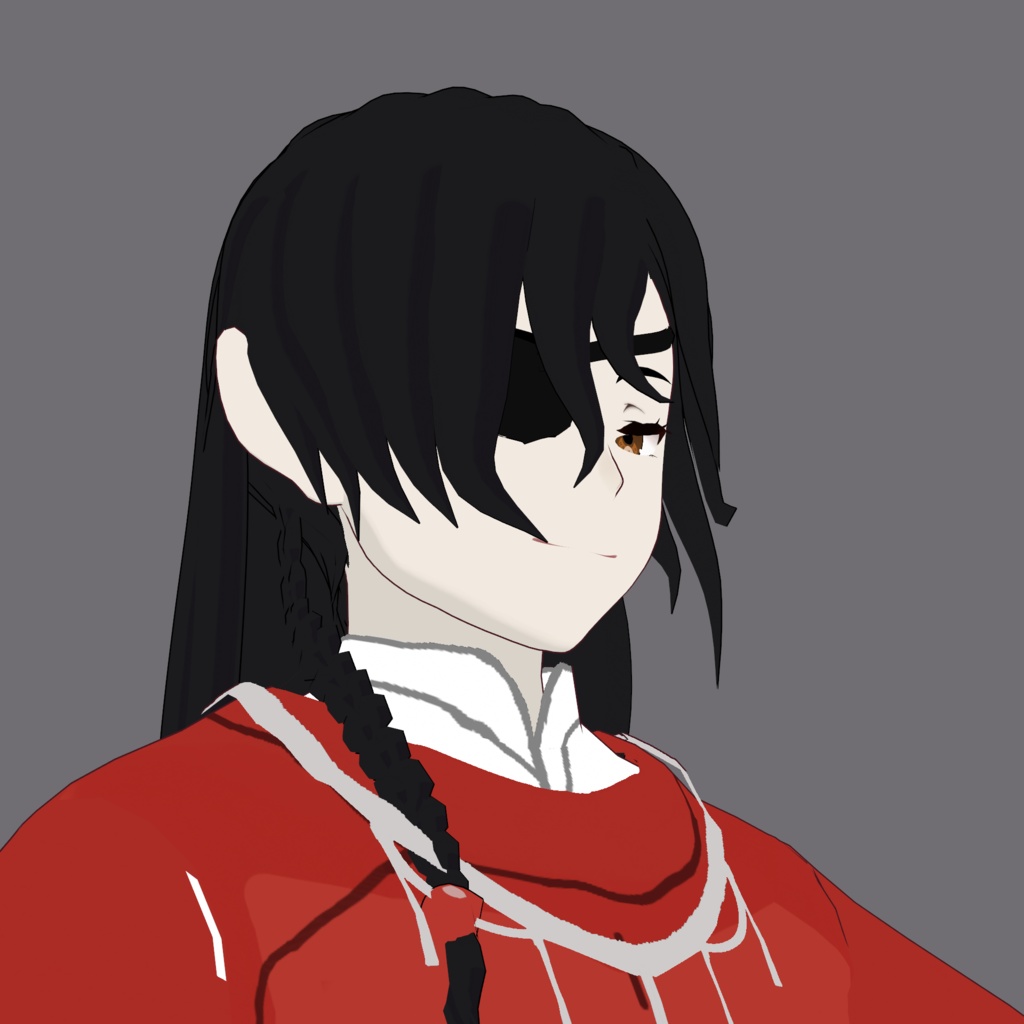 [VRoid Studio] Hua Chengs' eye patch - AtomicFox Shop - BOOTH