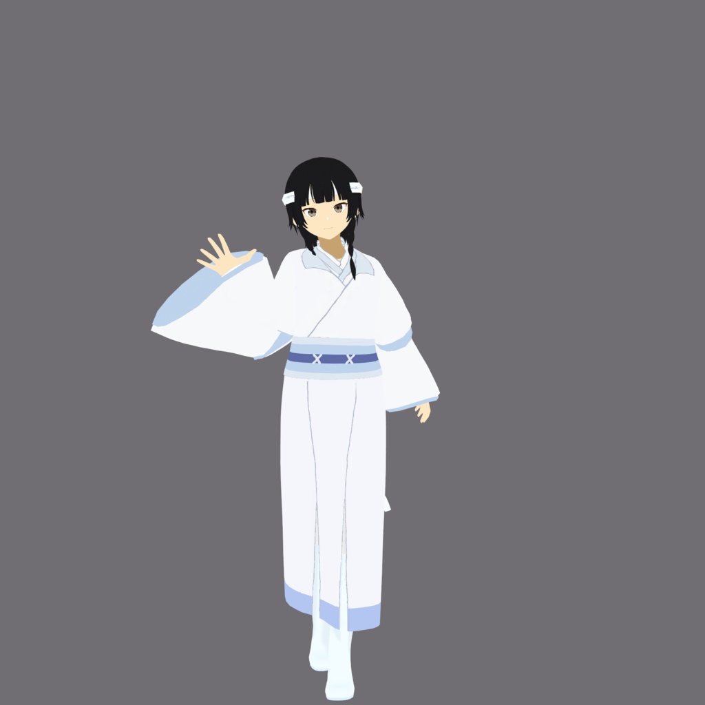 [VRoid Studio] LAN CLAN DISCIPLE ROBE - AtomicFox Shop - BOOTH