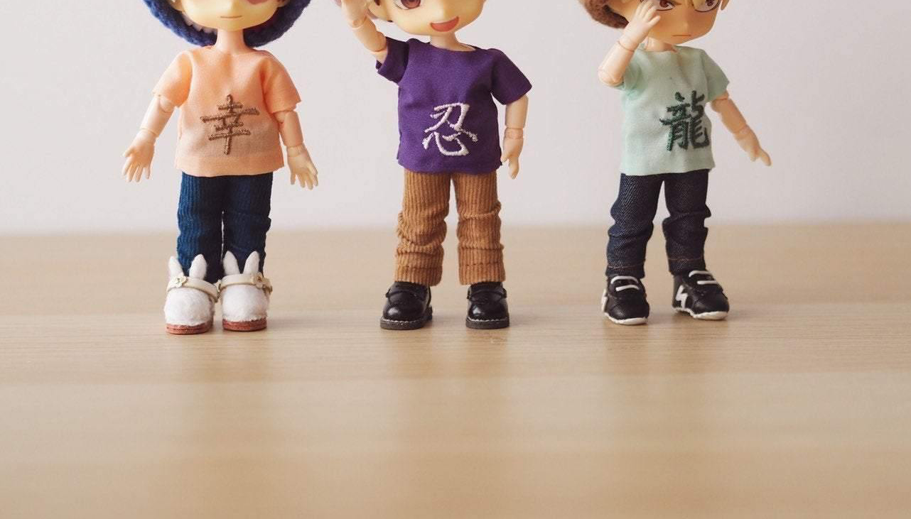 刺繡 Tシャツ ねんどーる オビツ11 - Moko's Dolls - BOOTH