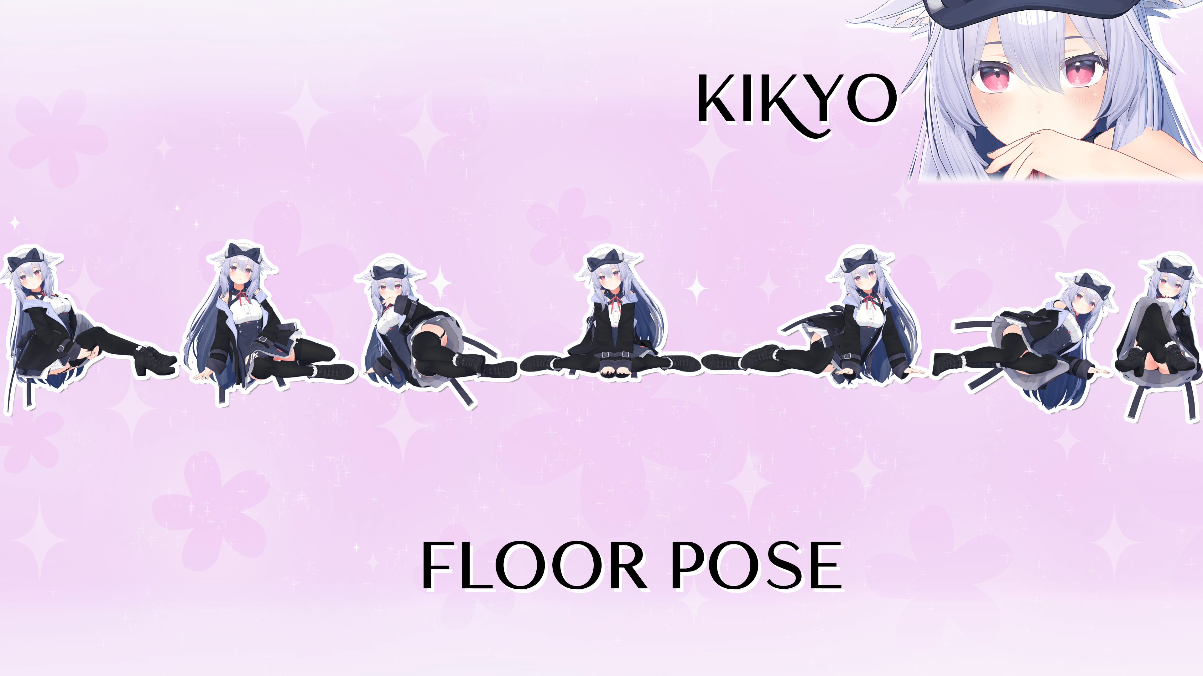 Pose Set Bundle 「STAND & FLOOR」 14 Poses - VRChat (7 Avatars) - Feder ...