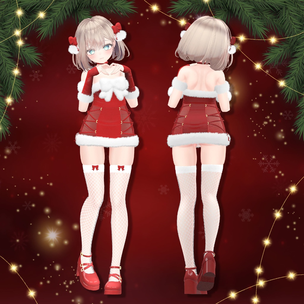[マヌカ] Manuka Christmas Santa Girl (VRC 3Dアイテム) - luna's closet - BOOTH