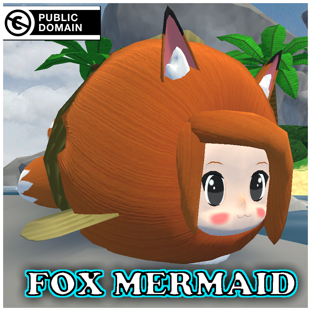 キツネの人魚 Fox Mermaid - cwaizyeah cat stuff - BOOTH