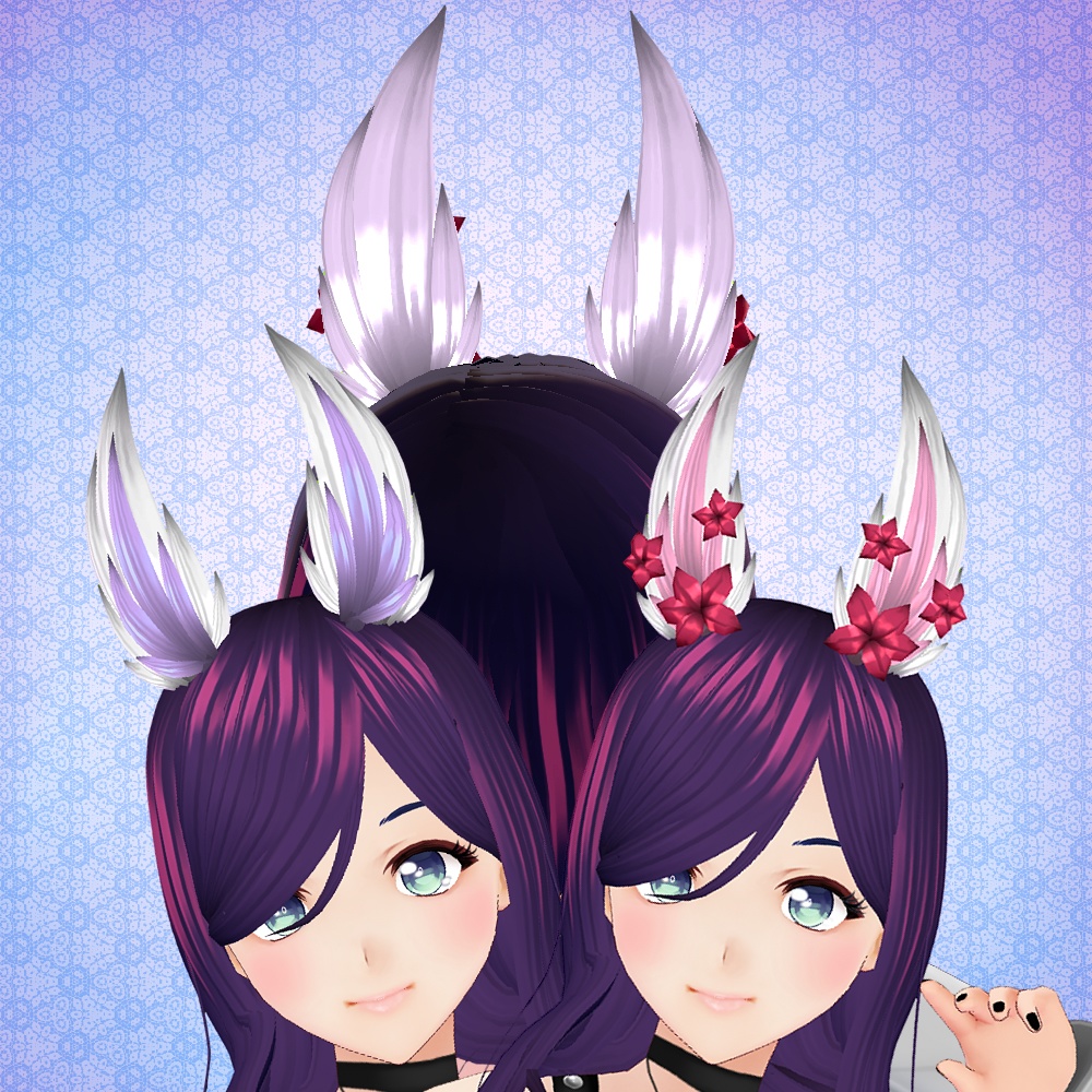 [Vroid] Sakura Animal Ears - Maralade - BOOTH