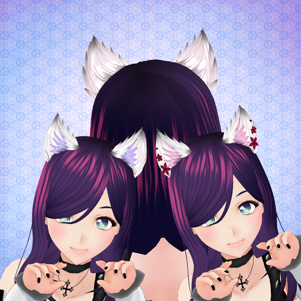 [Vroid] Sakura Animal Ears - Maralade - BOOTH