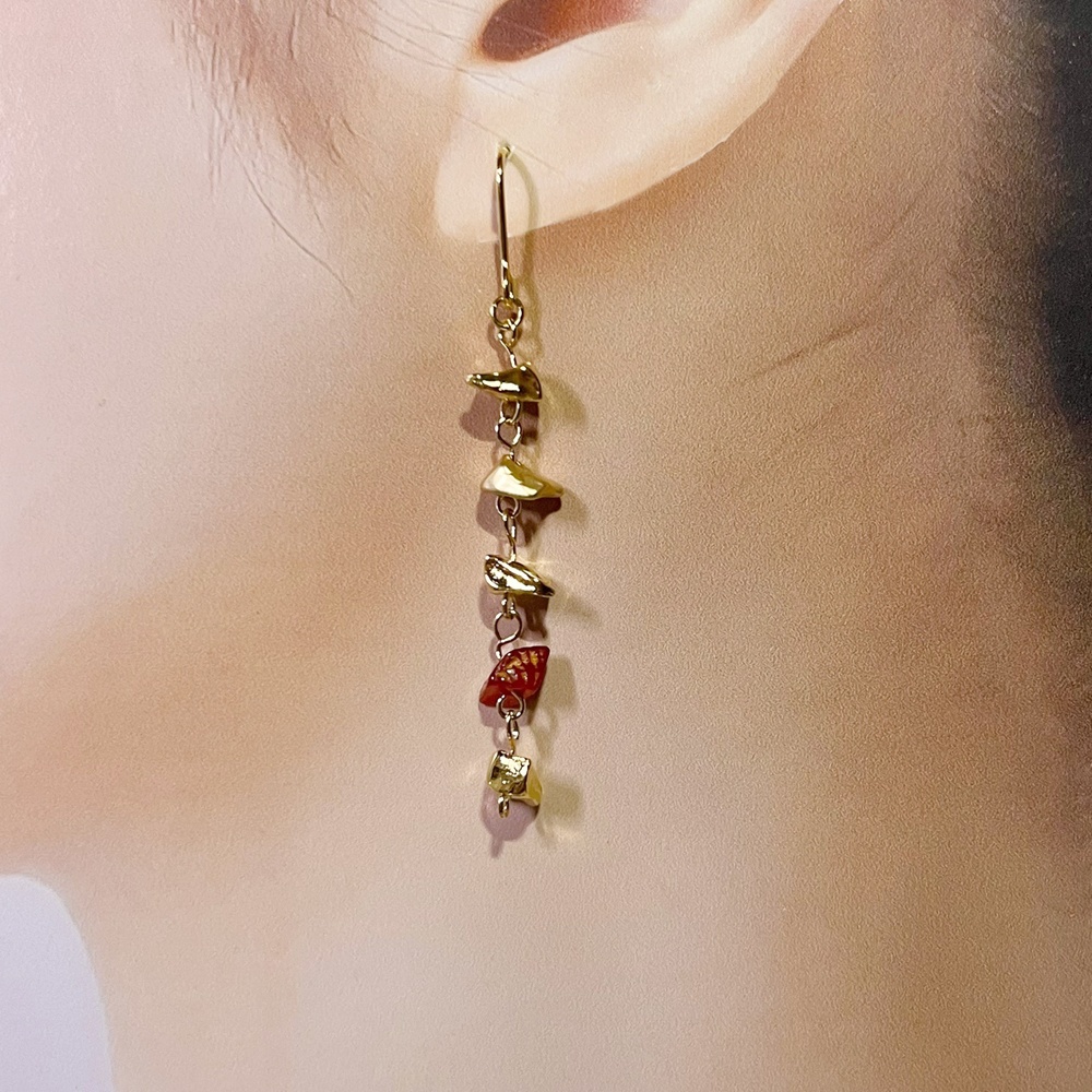 【K.G.F】金鉱｜ピアス/イヤリング/ノンホールピアス - NOT clear/ノットクリア - BOOTH