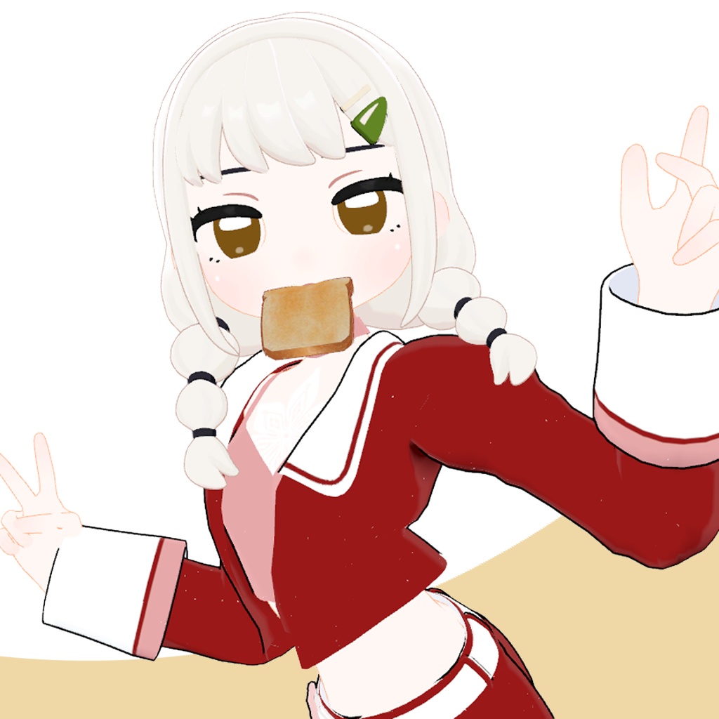 [OB Toast] Low Poly Single Toast - tinybuck - BOOTH
