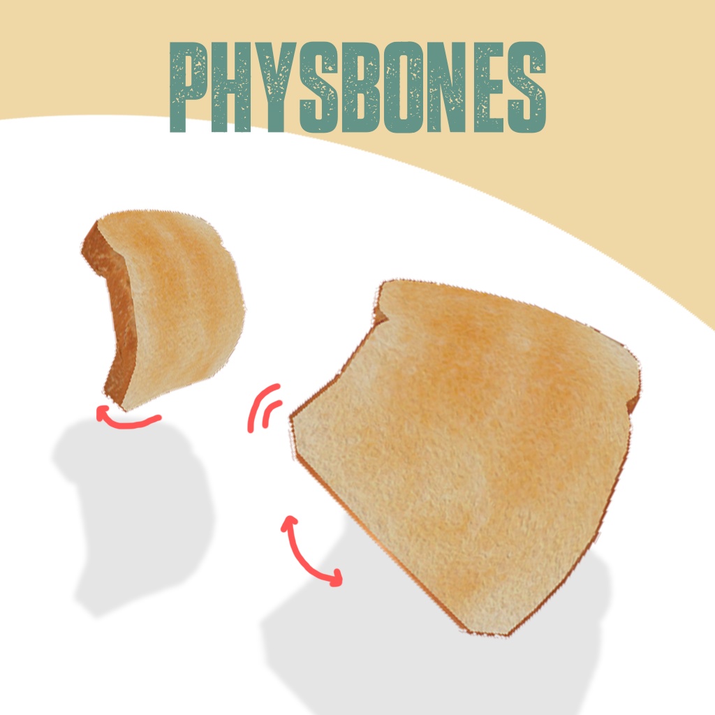 [OB Toast] Low Poly Single Toast - tinybuck - BOOTH