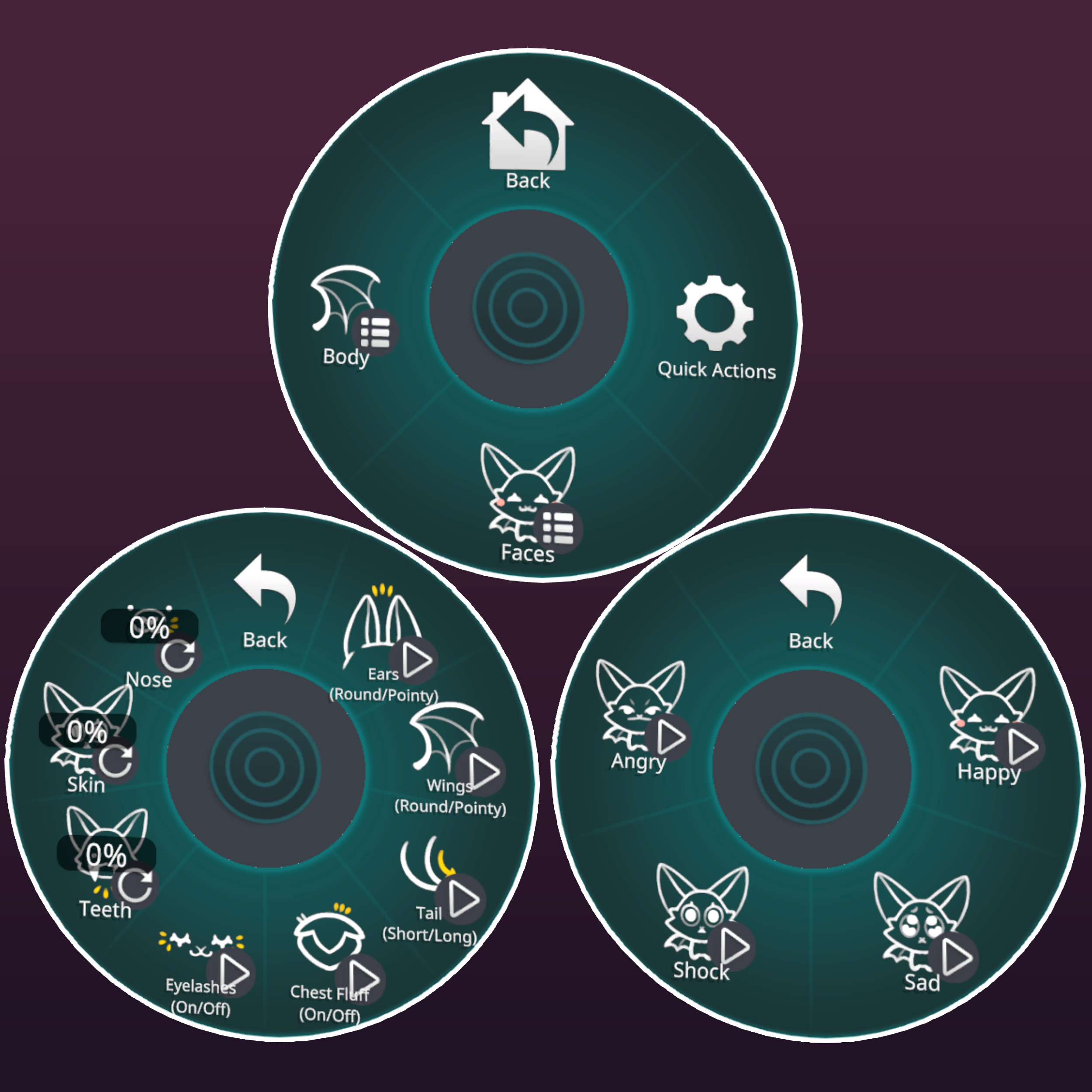 Bitty the Bat Chibi VRChat Kemono Avatar - drawforfood - BOOTH