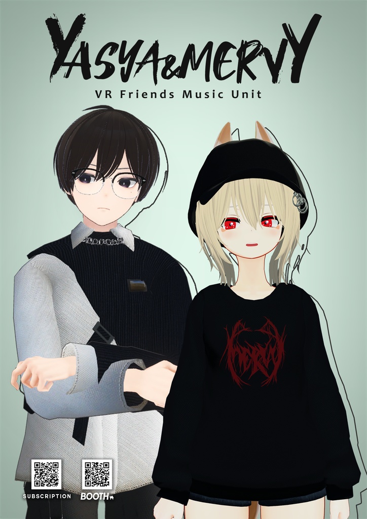 【Yasya & Mervy】 ポスター - mervy - BOOTH
