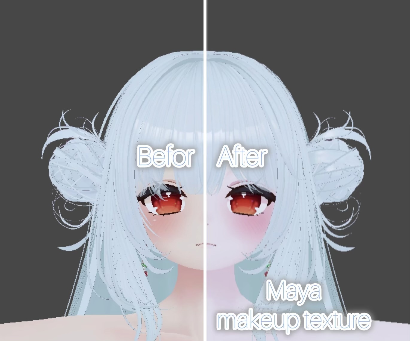 ☾ [舞夜 / Maya] makeup texture ☽ - 月の影 - BOOTH