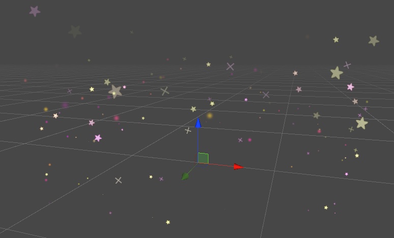 Basic Star Particle package - VD Particle Studio - BOOTH