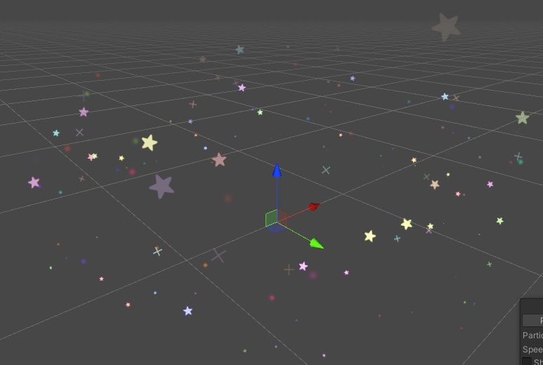 Basic Star Particle package - VD Particle Studio - BOOTH