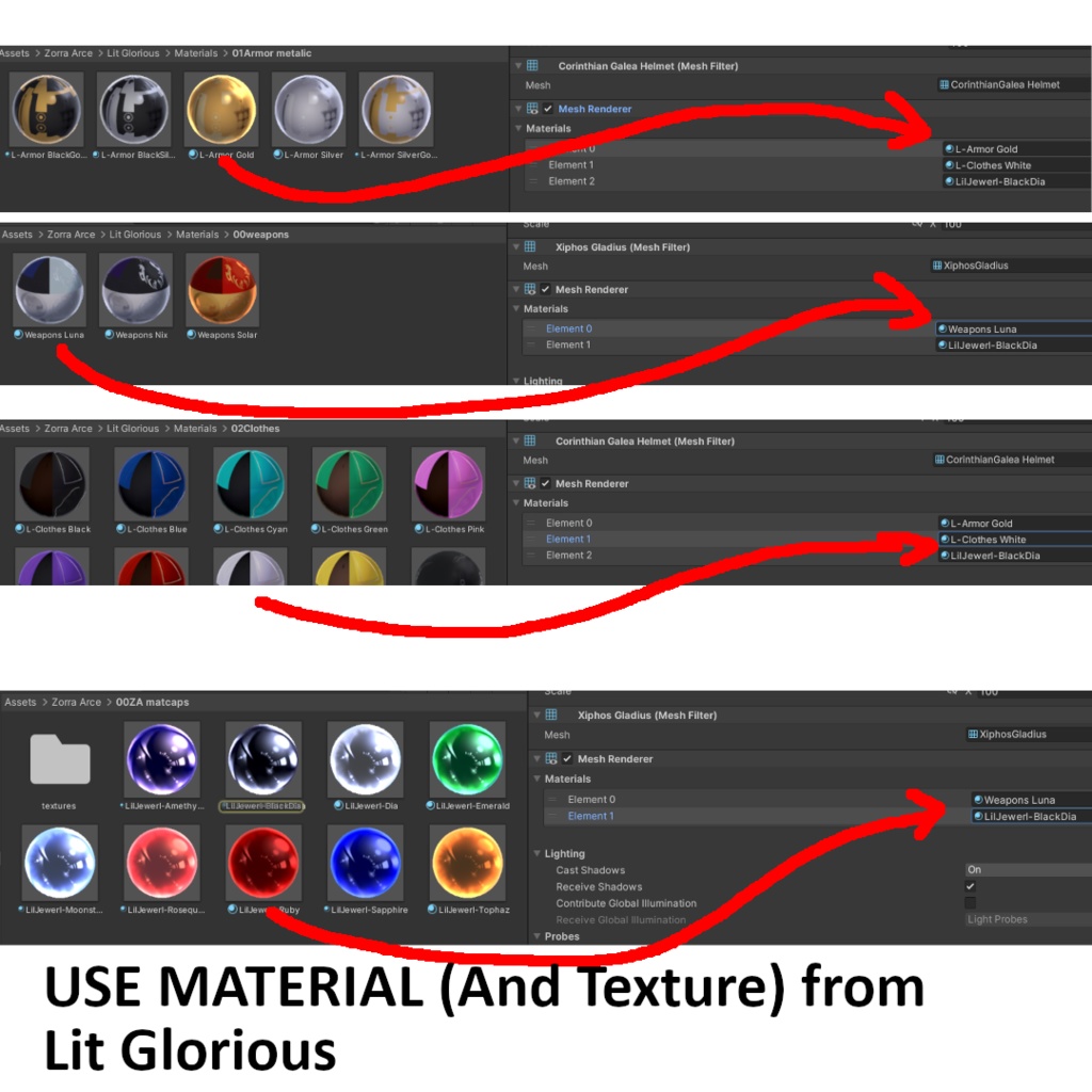 【無料】Free items for Lit Glorious [Free] 𝐋𝐢𝐭 𝐆𝐥𝐨𝐫𝐢𝐨𝐮𝐬 [PhysBones update] - Kasder's Booth - BOOTH