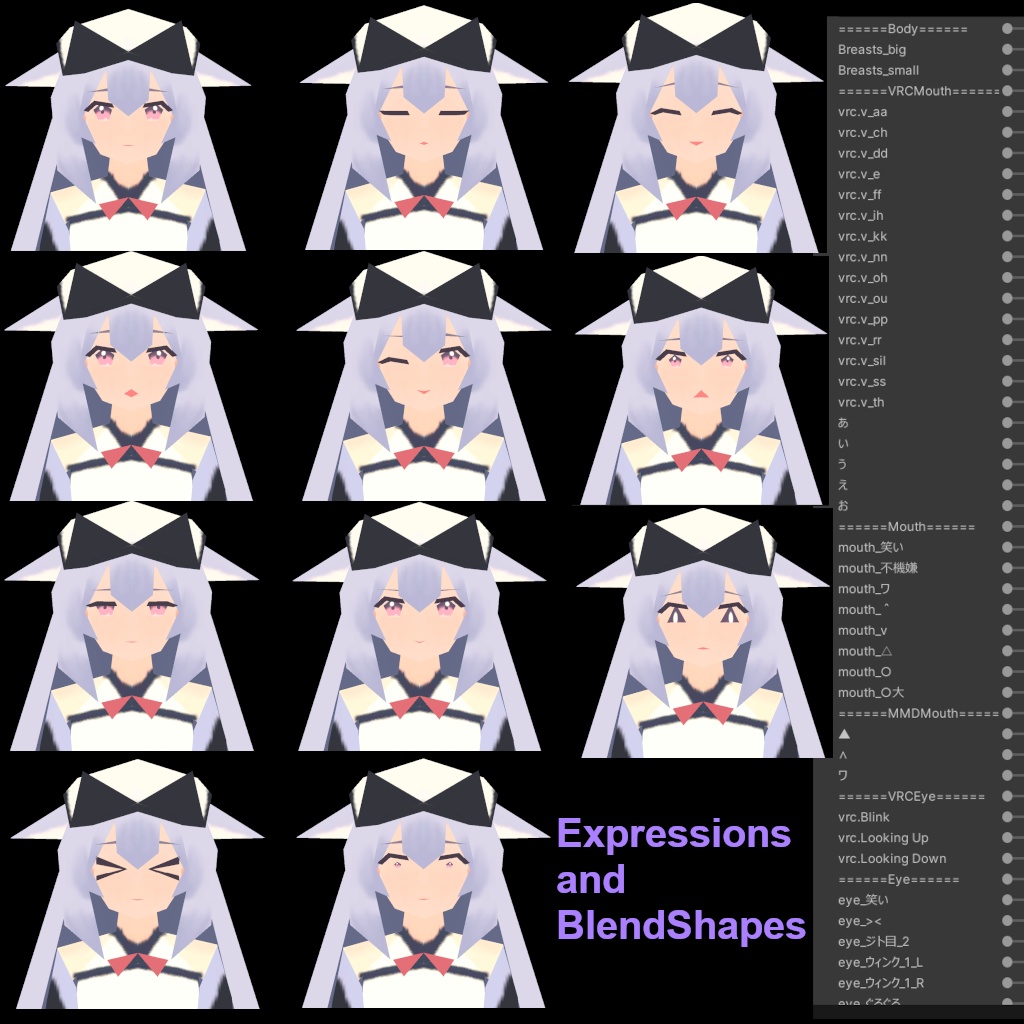 【VRChat】256 桔梗 256 Kikyo 【3Dアバター】[3D Avatar] - Kasder's Booth - BOOTH