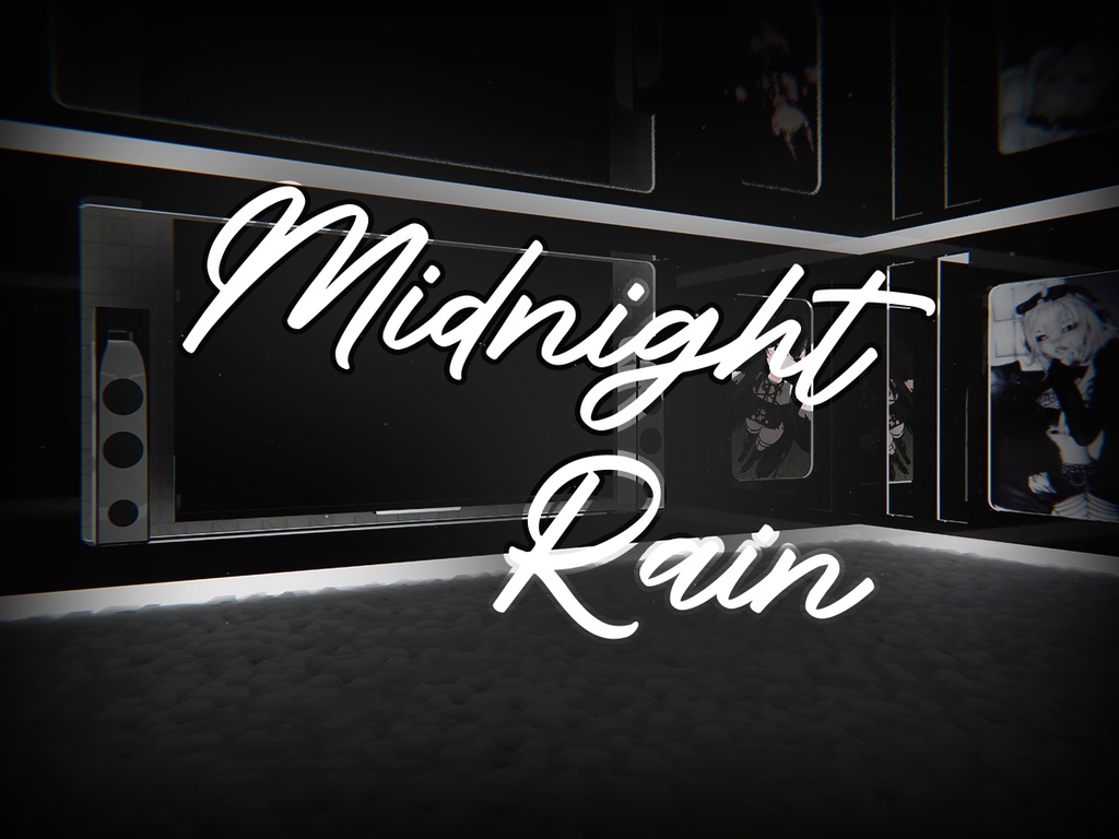 Midnight Rain Vrchat World - rosefall - BOOTH