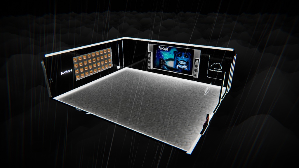 Midnight Rain | VRChat World - rosefall - BOOTH