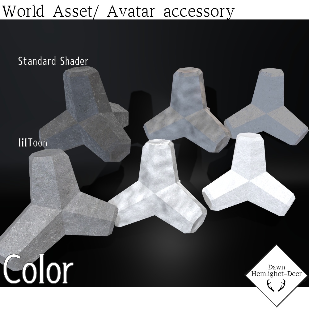 [VRChat] Block [World asset] - Dawn by Hemlighet-Deer - BOOTH