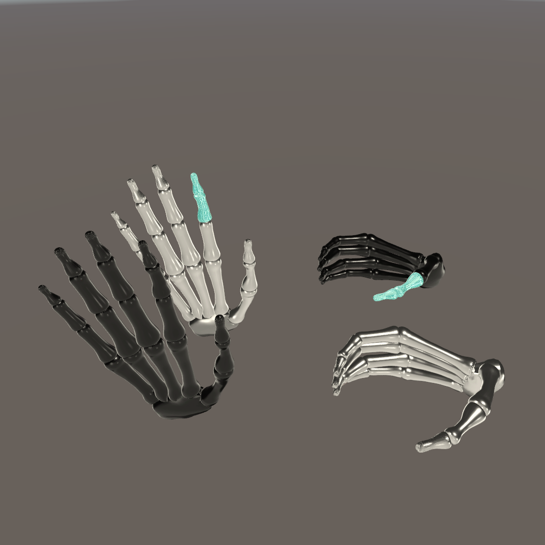 【VRChat】【ハロウィン素材/Halloween】bone ring / 骨リング・装飾品 - すっこどっとこむ - BOOTH