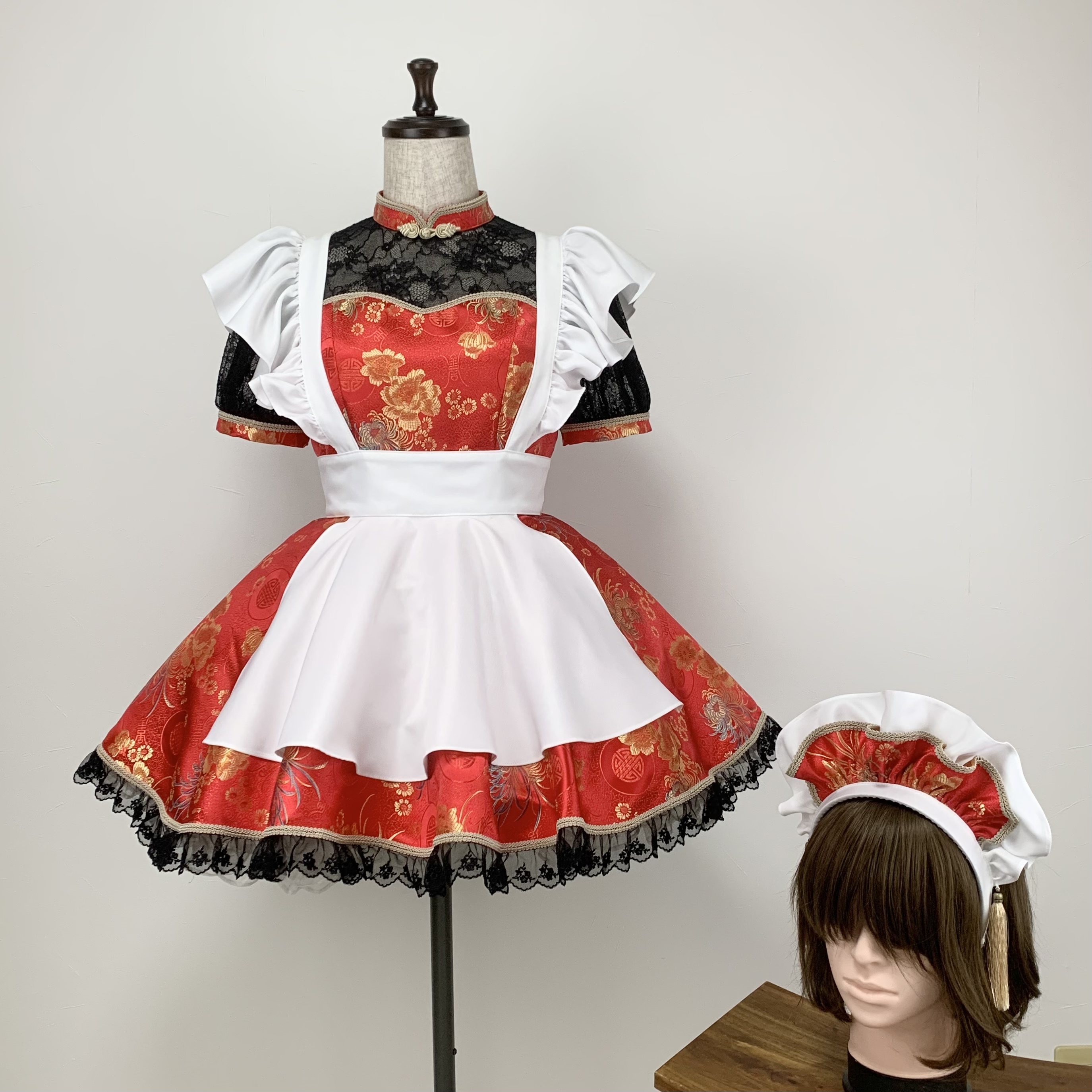 てんぱいエプロン制服セット - Atelier Biscotto - BOOTH