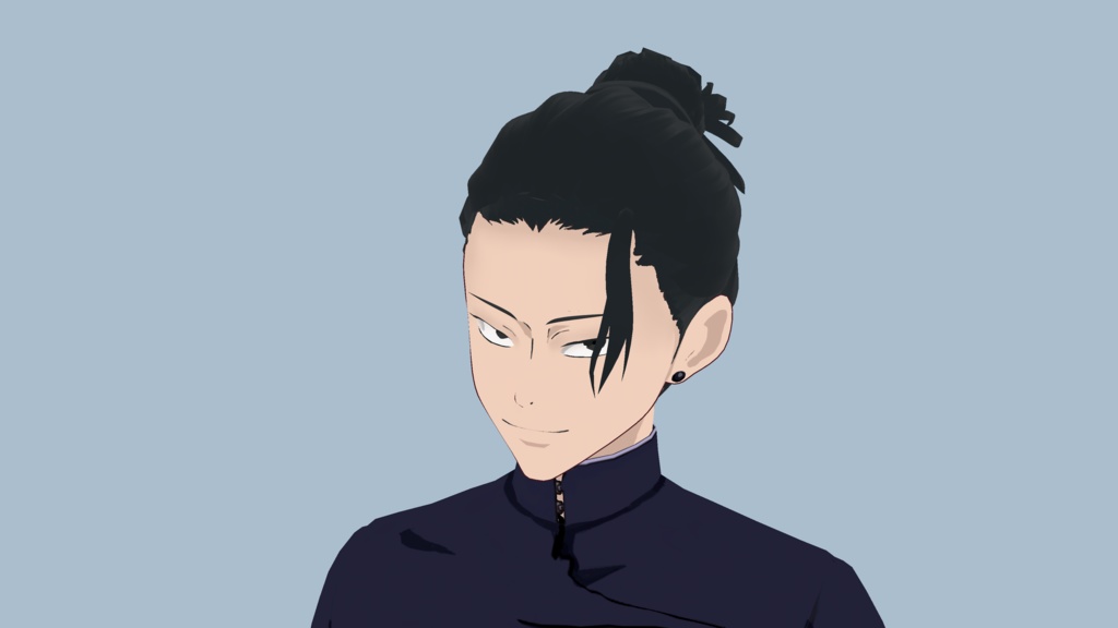 [VTUBER/ 3D MODEL] Suguru Geto student ver. 2nd season (VRM file) - ELI ...