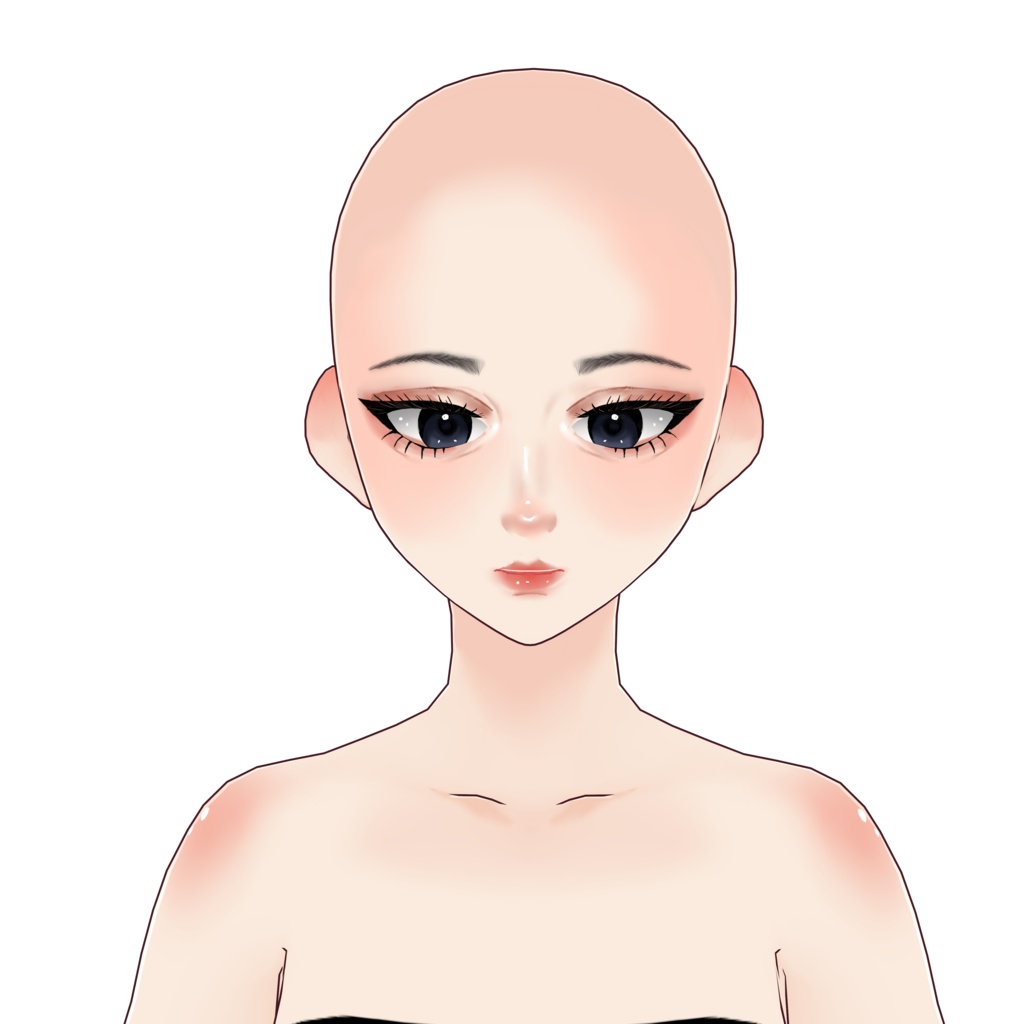 [vroid] doujin face base preset - ELI Shop - BOOTH