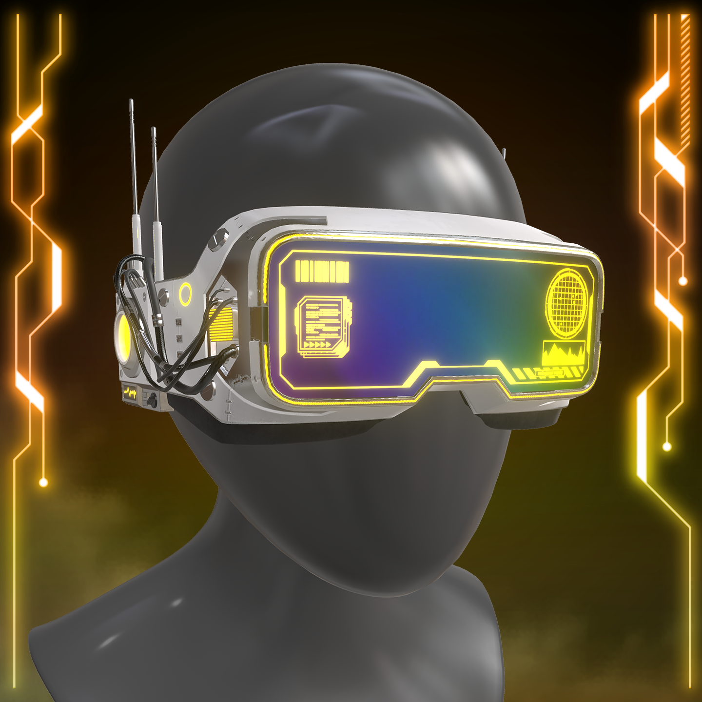 cyberpunk goggles - trickbooth - BOOTH