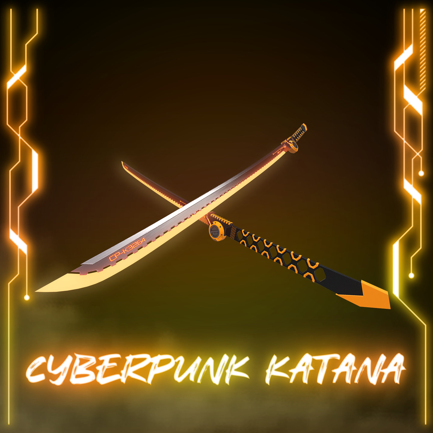 cyberpunk katana - trickbooth - BOOTH
