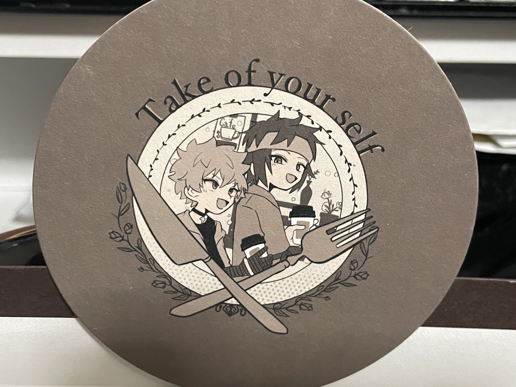 コースター (斉と窪＋鳥と海) - nitonito-210 - BOOTH