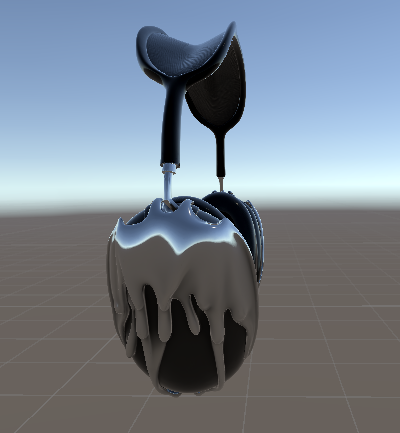 【VRChat想定】Y2K Liquid Headphones - Liquid Lab. - BOOTH