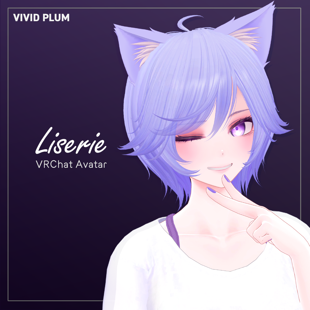 『リセリエ-Liserie-』オリジナル3Dモデル - VIVID PLUM - BOOTH