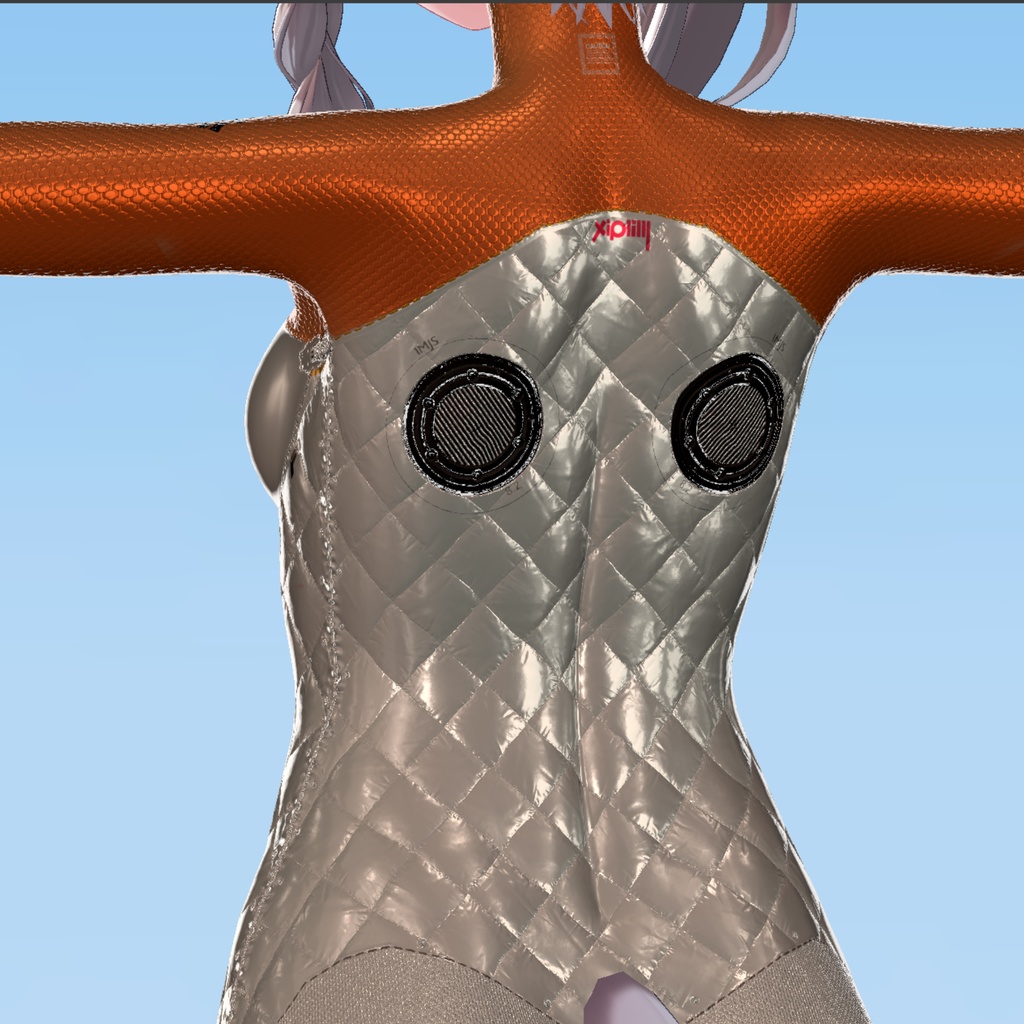 Shinano Test Pilot Suit PBR Material / Textures - Milpix™ Omiseyasan ...