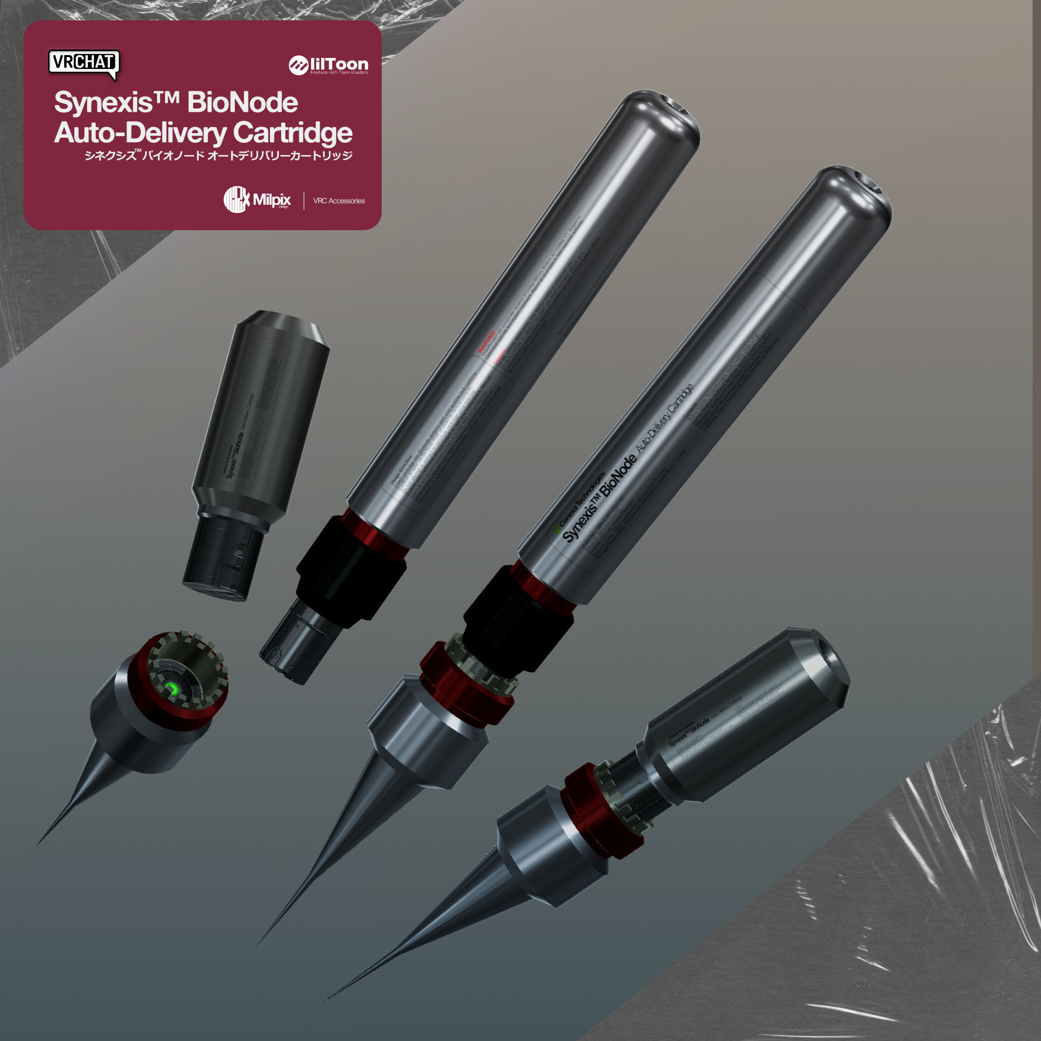 Synexis™ BioNode Auto-Delivery Cartridge - Milpix™ Omiseyasan - BOOTH