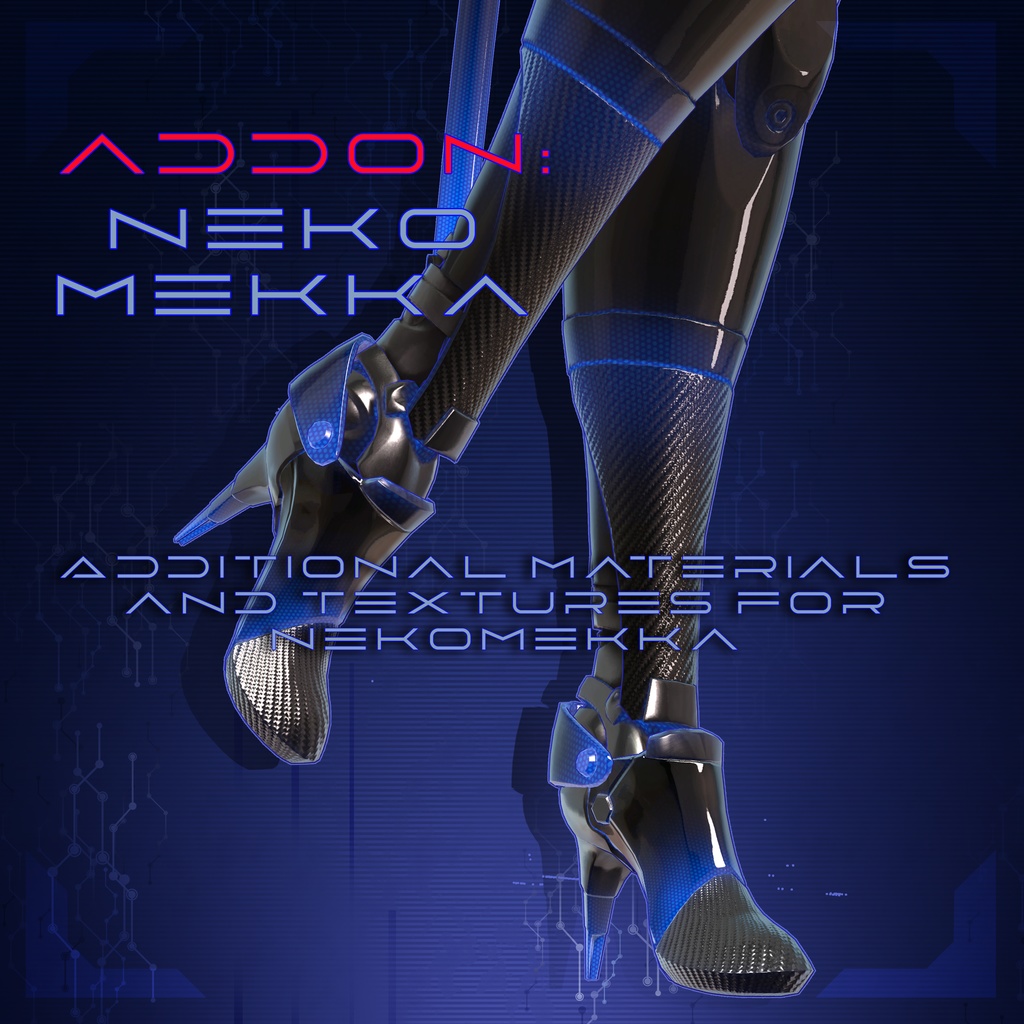 [オリジナル3Dコスチューム] Runa/Luna (ルナ) ハイヒール [VRC] - polybunny - BOOTH