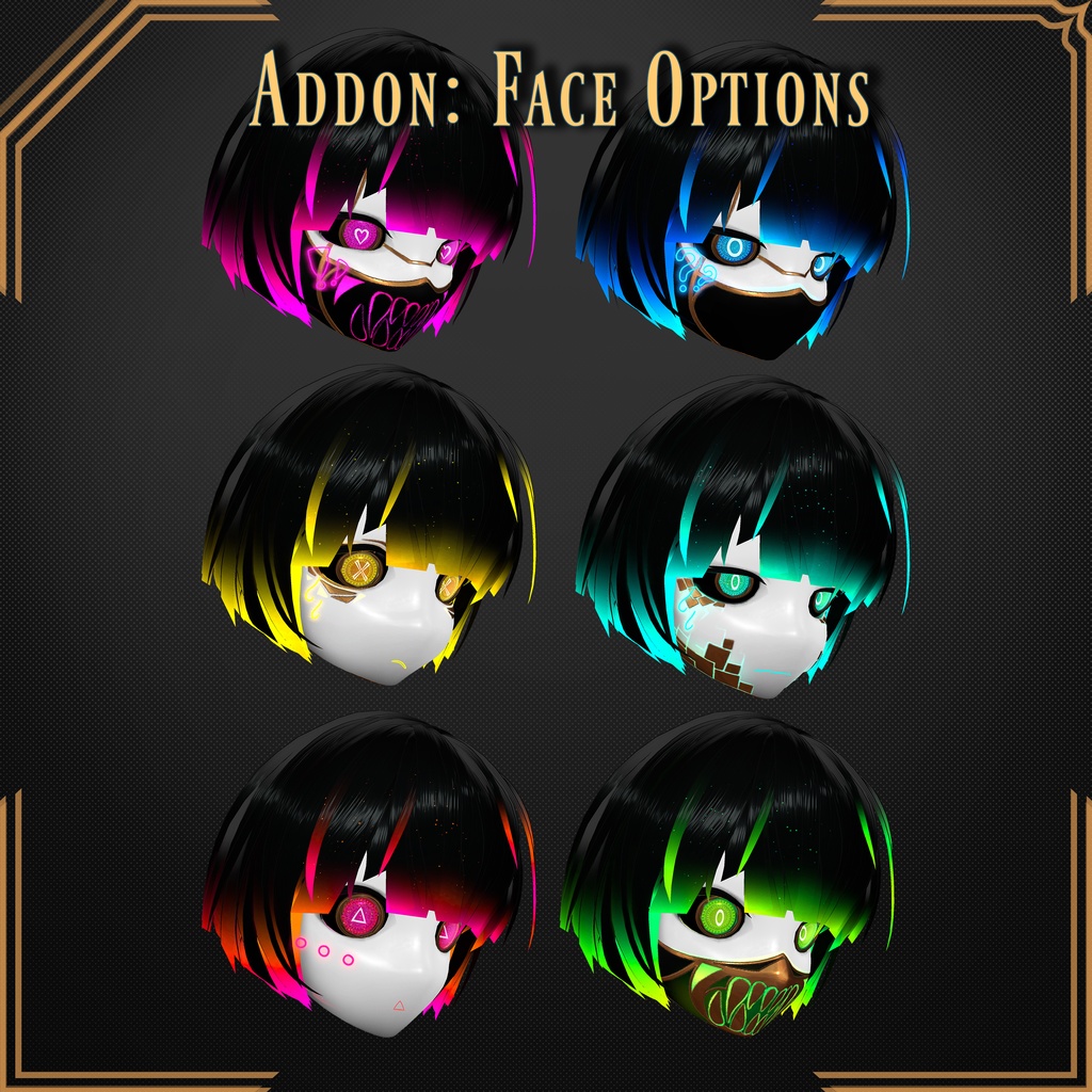 [VRC] CYANT [シアント] HEXFORGED スキン [Material/Texture] - polybunny - BOOTH