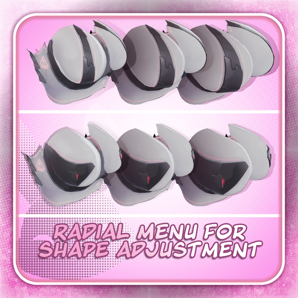 【オリジナル3Dコスチューム】【ラル[RaRuh】 M.E.G.A Chassis Pack [シアント] [VRC] - polybunny ...