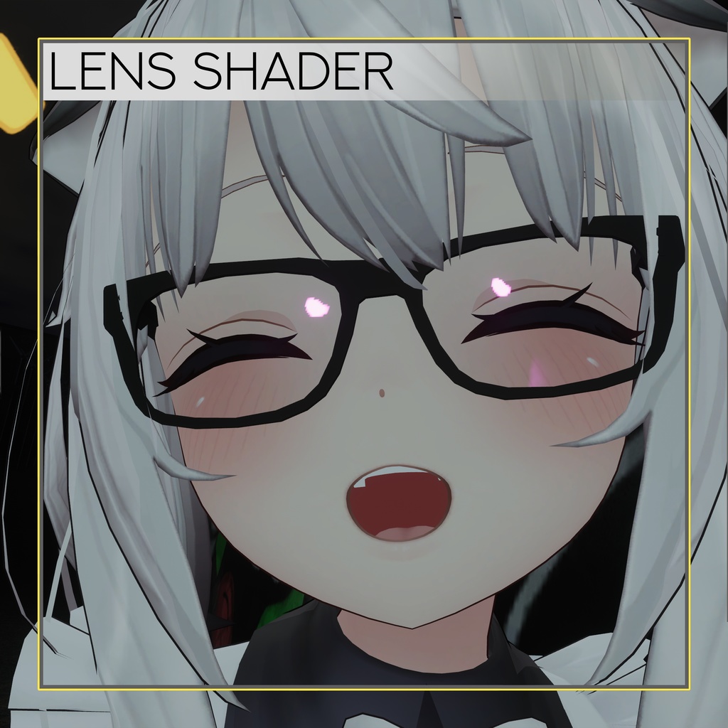 [FREE] Banana Lens Shader + Glasses - Banana's Assets for VRChat - BOOTH