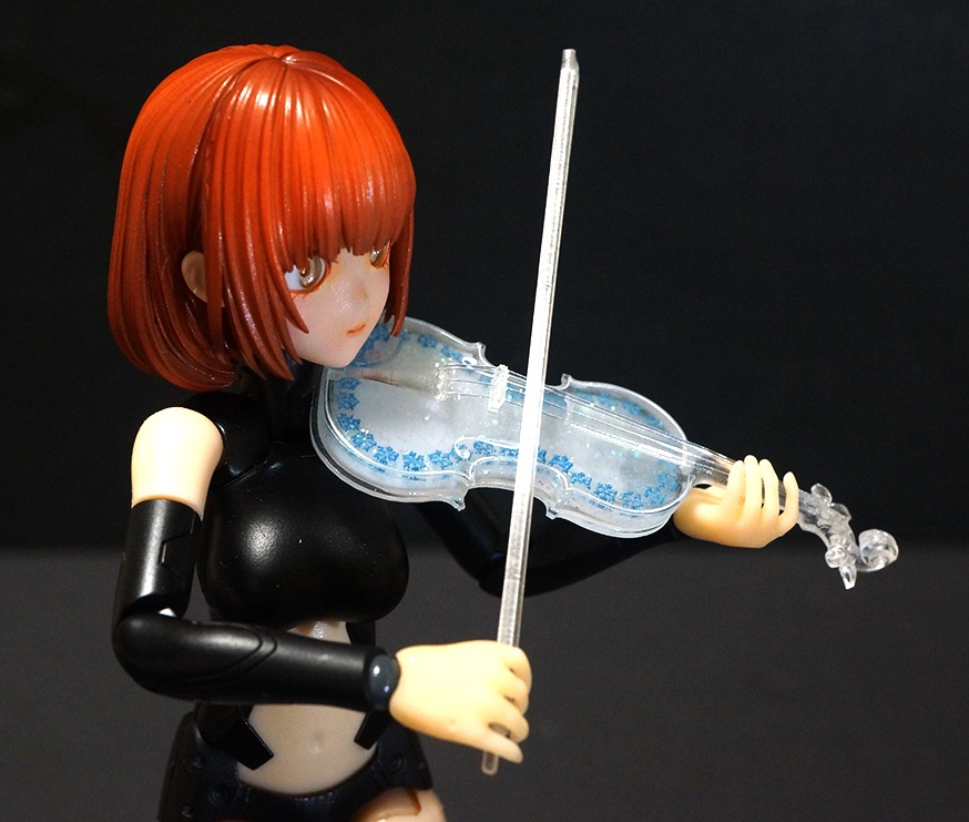 1/12スケールミニチュアクリアヴァイオリン白雪 完成品 - DRY RIVER - BOOTH