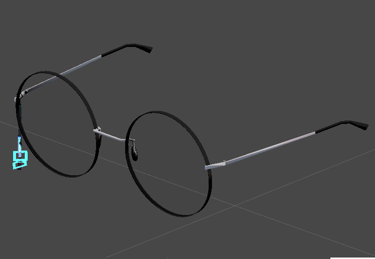 丸眼鏡 round glasses VRChat向けアクセサリ - Debris Field - BOOTH