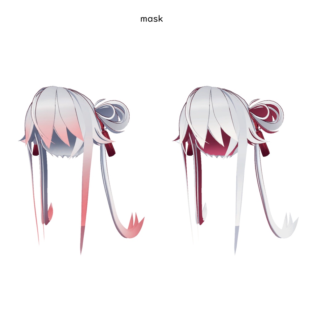 【ルルネ対応】Chinatwin【3Dモデル】 - neko - BOOTH